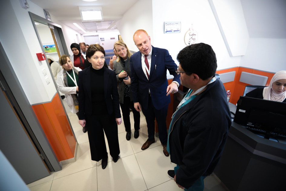 LWF General Secretary visited Augusta Victoria Hospital